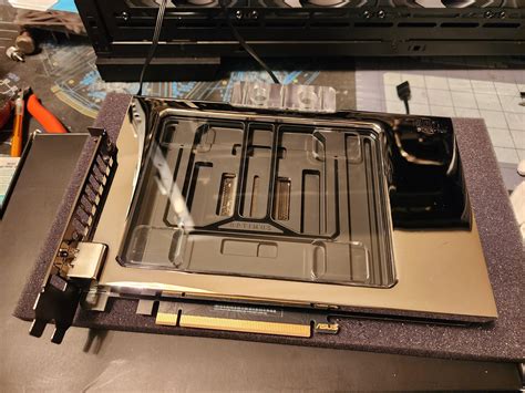 Custom Waterblock 4090 Bare Die 7950x3d Both Using Conductonaut