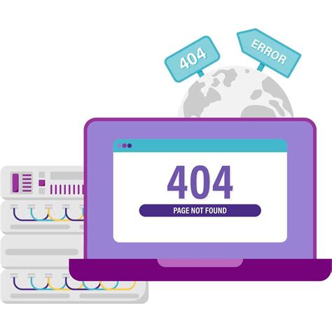 Laptop Shows Internet Problem And Network Disruptions 56705988 Vector