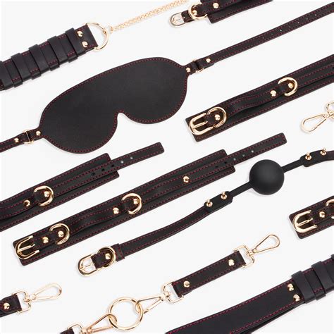 Missfun® Signature Collection Vegan Leather Bdsm Kit 12 Pieces With