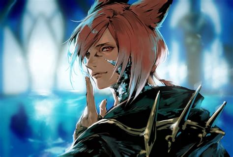 Graha Tia And Crystal Exarch Final Fantasy And 1 More Drawn By Kin