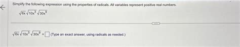 Solved Simplify The Following Expression Using The Chegg