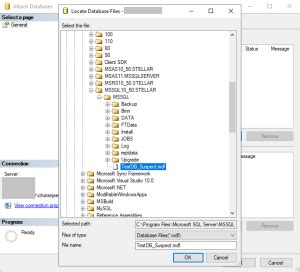 Restore Database From MDF File In SQL Server Quick Guide