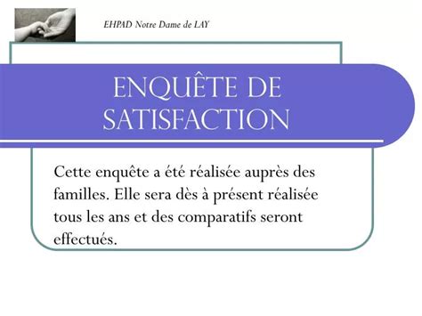 Ppt Enqu Te De Satisfaction Powerpoint Presentation Free Download