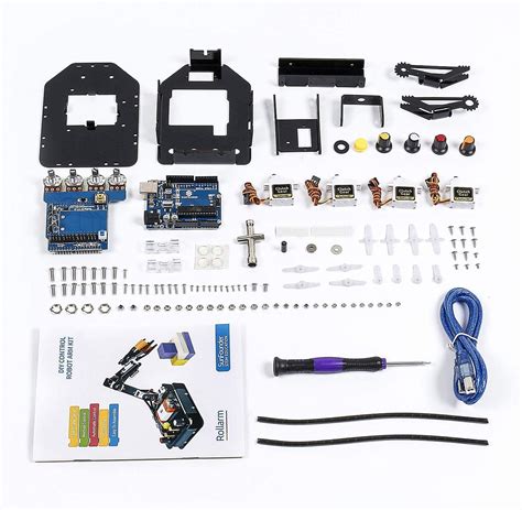 Buy SunFounder Robotic Arm Edge Kit Compatible With Arduino R An Robot Arm To Learn STEM