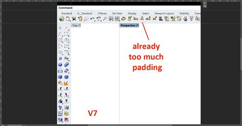 New Ui Too Much Padding Now And Heavy Handed Expand Arrows Serengeti Rhino Wip Mcneel Forum