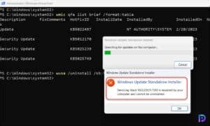How To Uninstall Windows Updates Using PowerShell