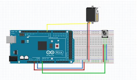 Arduino Potansiyometre İle Servo Motor Kontrol Donanım Plus