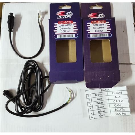 Link Ecu CAN Cable Custom Display For Plugin Ecu Canpcb Canbus Shopee Malaysia