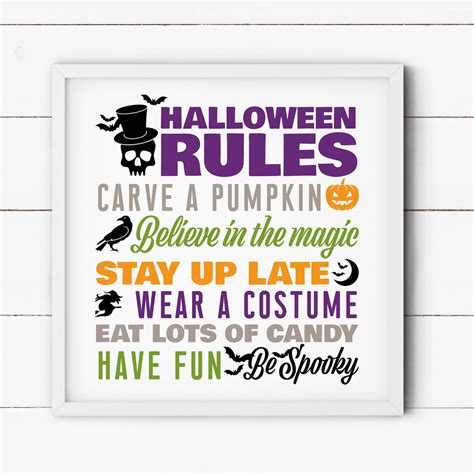 Halloween Rules Lori Whitlocks Svg Shop