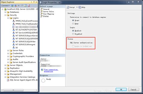 Sql Server Sa 账户解锁sqlserver账户sa解锁 Csdn博客