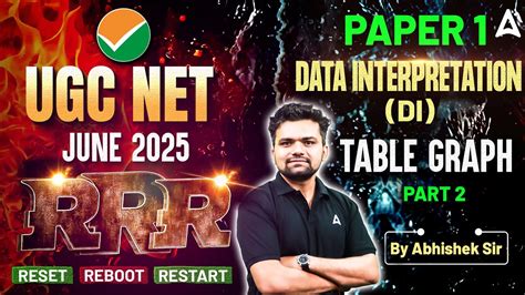 ugc net june 2025 ugc net paper 1 data interpretation di table
