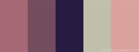 Mauve Color Palette Aesthetic Color Palette