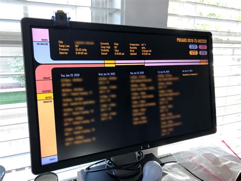 Pi Zero Powered LCARS Weather Calendar Display R Raspberry Pi