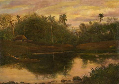 Bonhams Esteban Chartrand 1824 1884 Paisaje Cubano 26 3 4 X 37 3 4 In 67 8 X 95 7 Cm