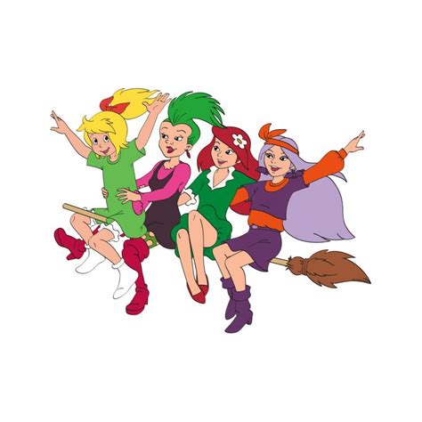 Muursticker Bibi Blocksberg Jonge Heksen Wall Art Nl