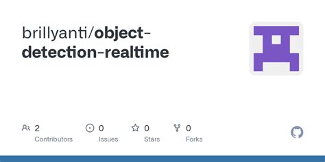 Github Brillyantiobject Detection Realtime