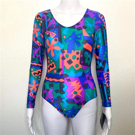 90s Neon Leotard