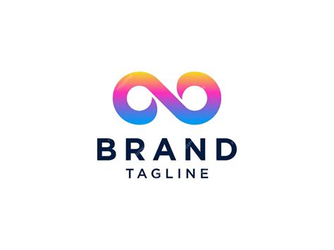Premium Vector Blue And Red Motion Infinity Logo Isolated On White