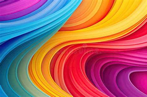 Colorful Abstract Wave Background Ai Generated Stock Illustration Illustration Of Colorful