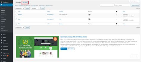 Lessons Admin Guide Thimpress Docs
