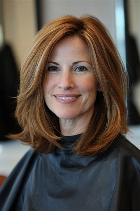 Hairstyles For Over 50 With Round Face Medium Length Best Men