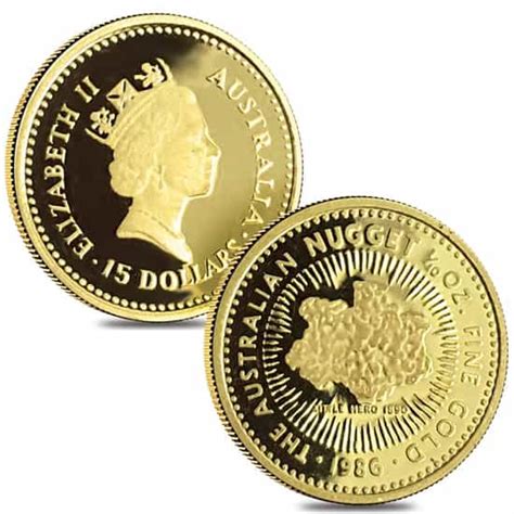 Freeman Coins 🦘 1986 Australia Gold Nugget 🦘 Proof Set