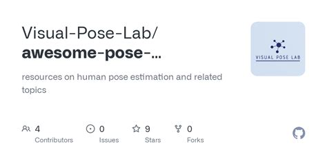Github Visual Pose Labawesome Pose Estimation Resources On Human