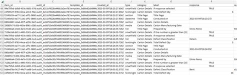 extracting tabular data from inspections community