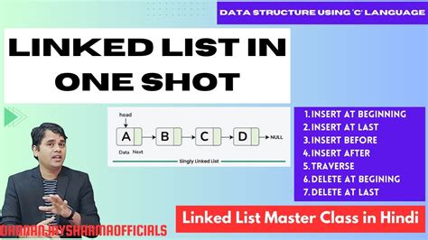 Singly Linked List In One Shot Singly Linked List Master Class Data Structure Tutorial In