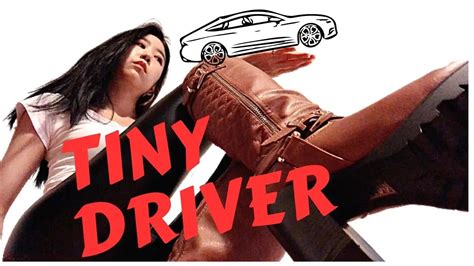 [asmr] Giantess Trampling Butt Crushing Toy Car And Tiny Driver Climbing