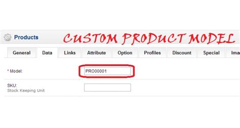 OpenCart Auto Gen Product Model VQmod