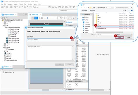 custom ui component tizen docs