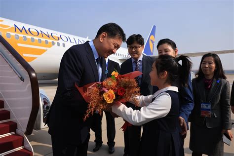 Ерөнхийлөгч У Хүрэлсүх “Бүс ба Зам” дээд түвшний чуулга уулзалтад оролцохоор Бээжин хотод