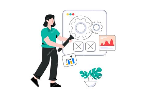 Premium Vector Web Optimization Flat Style Design Vector Illustration