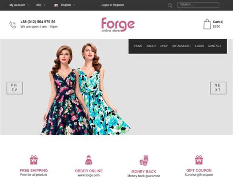 黑色html5时尚服装购物商城模板源码