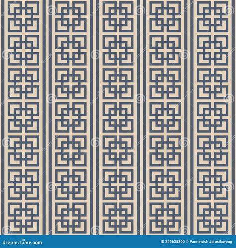 Japanese Overlap Square Vector Seamless Pattern Stock Vector Illustration Of Cross Backdrop