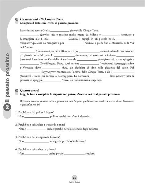 Il Passato Prossimo Pdf