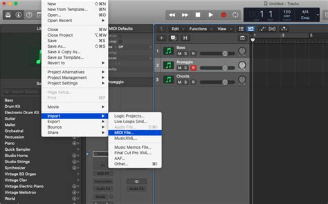 How To Load MIDI Files Into Logic Pro Ways Tutorial Myloops