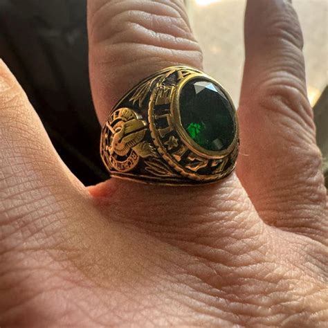 B172 Ring New Solid Brass Ring W Silver Plated Us Size 1175