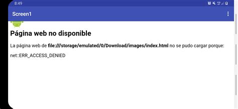 Webviewer Show Me Error When I Open First Time Mit App Inventor Help
