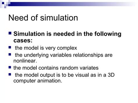 Computer Simulation Ppt