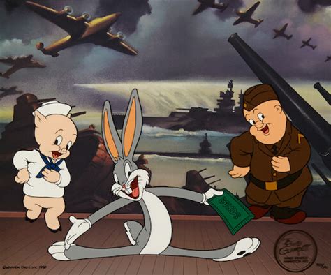 Bonhams Two Limited Edition Celluloids Of Warner Bros Characters