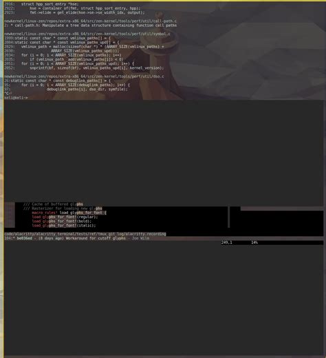 Rendering Issues With Large Amounts Of Text · Issue 2503 · Alacrittyalacritty · Github