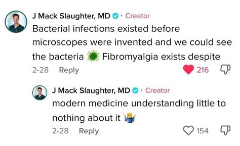 The Fibromyalgia Thank You Dr J Mack Slaughter Md “bacterial