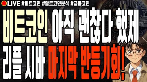 실시간 비트코인 아직은 괜찮다 했제 리플 시바이누 마지막 반등기회 빅타임 유엑스링크 스테픈 스트라티스 알트코인 폭락 12월 27일 저녁 라이브 비트코인 불장