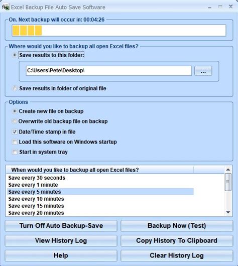 Excel Backup File Auto Save Software Download And Review