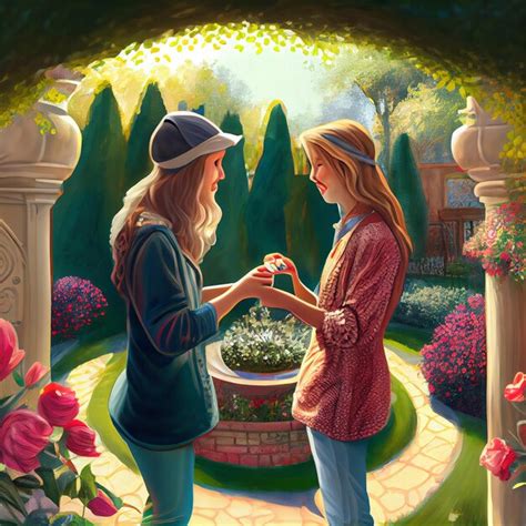 Premium AI Image Illustration Of Samesex Couples In Twodimensional Style D Style