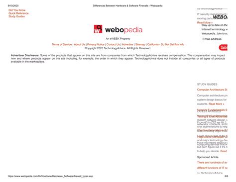 Differences Between Hardware And Software Firewalls Webopedia Pdf