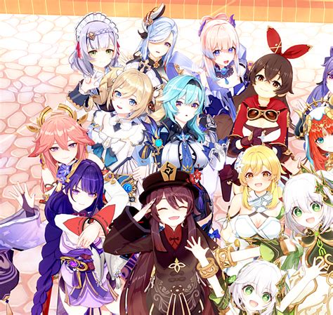 원신 캐릭터 19명