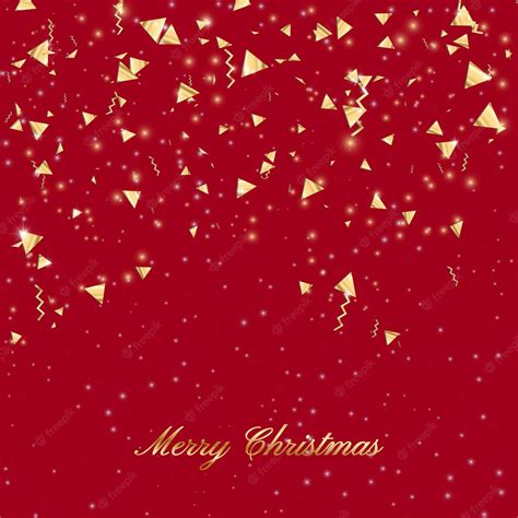 레드에 골드 색종이입니다 고립 된 황금 먼지 입자 호일 테두리 기하학적 기념일 배경입니다 유체 생일 카드 무작위 신부 배경막 벡터 라운드 보케 추상 무지개